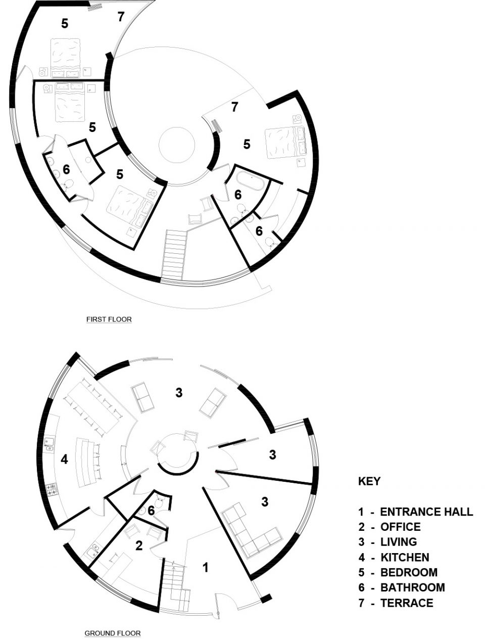 House 3 Round House | B + C Architecture
